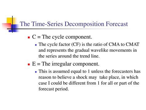 PPT Time Series Decomposition Additive Model PowerPoint Presentation ID