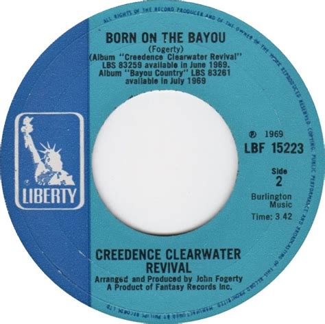 Creedence Clearwater Revival Born On The Bayou Music