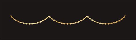 황금 조명 화환 축제 생일 크리스마스 파티 축하 매달려 멧새 화환 벡터 일러스트 레이 션 갈란드 장식품에 대한 스톡 벡터 아트 및 기타 이미지 Istock