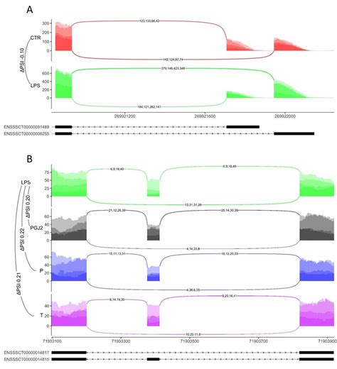 Quantitative Visualization Of Das Events In Range Of Ptgs2 And Insr