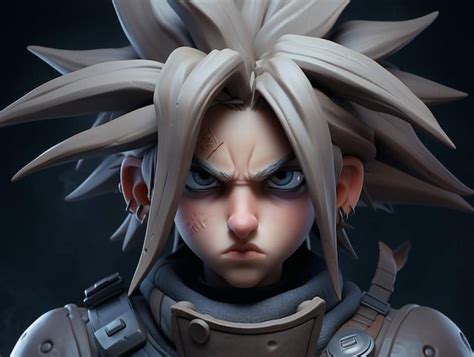 Um Personagem Com Cara De Personagem Foto Premium