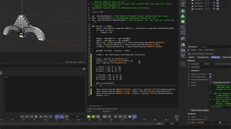 cinema 4d python tutorial 22 stop motion effector youtube