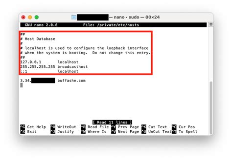 hosts 파일 수정하기 macos buffashe s blog