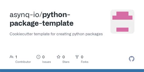 Github Asynq Iopython Package Template Cookiecutter Template For