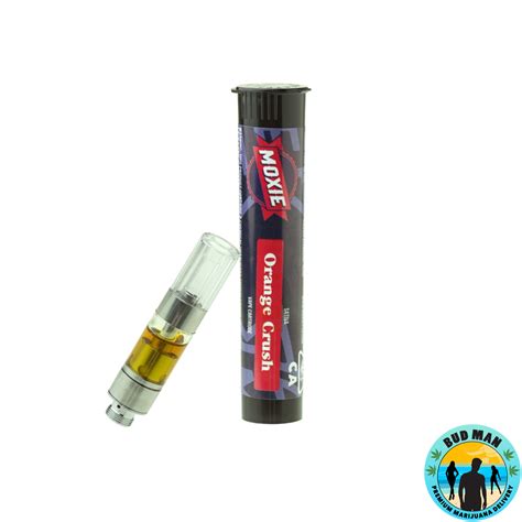 Live Resin Vape Cartridge Moxie 500mg 1 Option Bud Man Orange