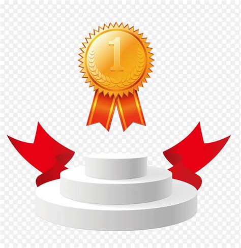 矢量红色手绘卡通冠军舞台png图片素材下载 图片编号ypdwebpy 免抠素材网