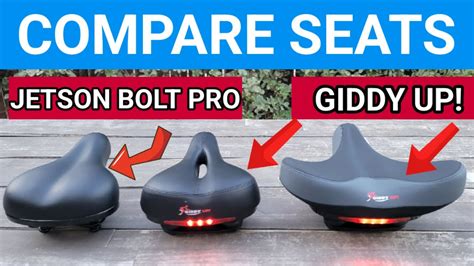 Jetson Bolt Pro Seat Compare To Giddy Up Bike Seat Youtube