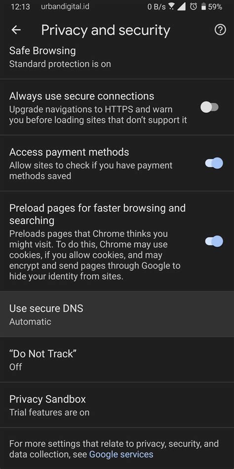 Cara Ganti DNS Google Chrome Desktop Android Dengan Mudah Urbandigital