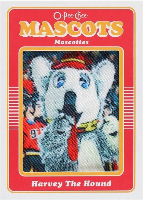 2016 17 O Pee Chee Manufactured Patch Relics Harvey The Hound P 99