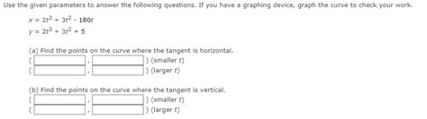 Solved Use The Given Parameters To Answer The Following