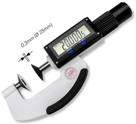 Digital External Micrometers In Box For Gear Tooth Meas Disc Meas Faces Ø25mm Setting Gauge