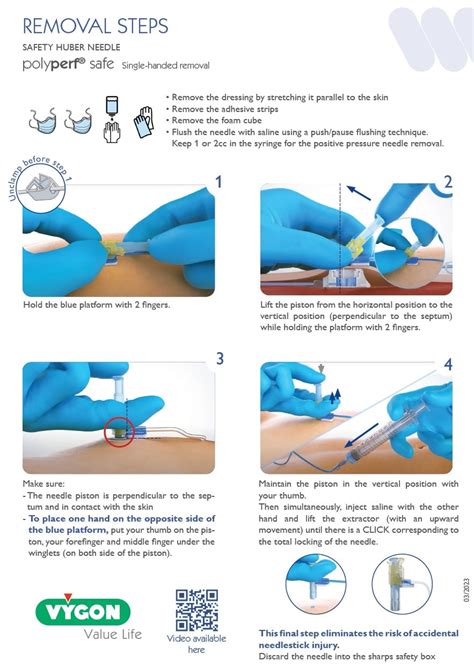 Huber Needle Insertion And Removal Guides Vygon