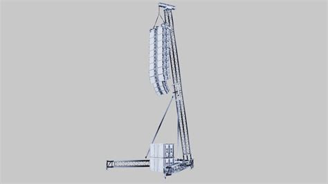 D Concert Sound System Line Array TurboSquid