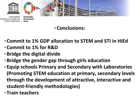 Unescopresentationstem Stiinafrica Factsandfiguresppt Education Industry Industries