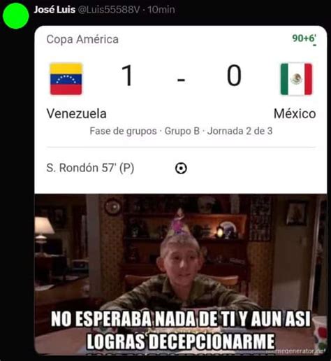 Los Mejores Memes De Tras La Derrota De México