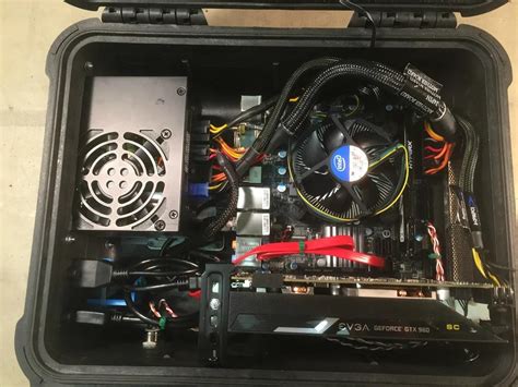 Pelican 1400 Nvidia Geforce Gtx 960 Mini Itx Gaming Cyberdeck Build R