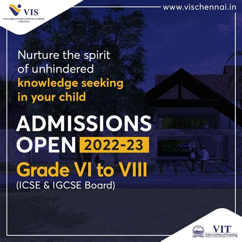 Vis Chennai On Linkedin Vis Vit Vitvis Chennai School