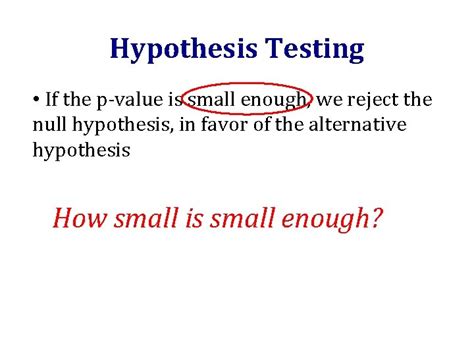 Hypothesis Testing Pvalue Randomization Distribution Pvalue Statistical