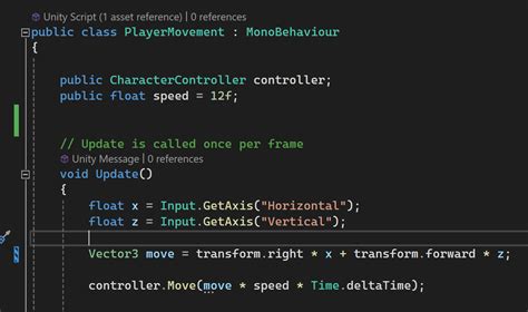 Fps Controller Moving Glabally Runity3d