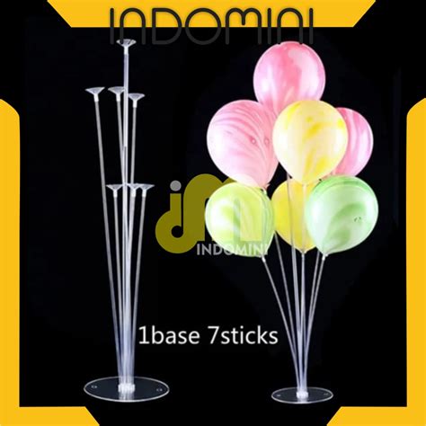 Jual Indomini 7in1 Stick Cup Standing Balon Stik Balon Berdiri
