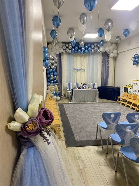 Blue And White Balloon Party Decorations Amin Alayı Süslemeleri Sünnet Süslemeleri Kendin Yap