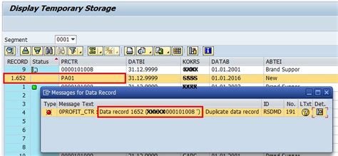 Solved Duplicate Data Record Sap Community