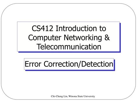 Ppt Cs412 Introduction To Computer Networking And Telecommunication Powerpoint Presentation Id