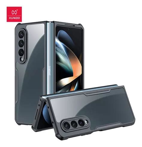 Capa Case Anti Impacto Xundd Para Galaxy Z Fold Cor Transparente Preto Mercadolivre