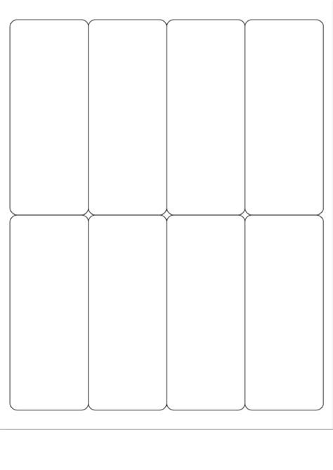 Rectangular Label Templates Printable Pdf Download