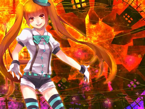 Halloween Hatsune Miku Mrspumpkins Comical Dream Vocaloid Orange