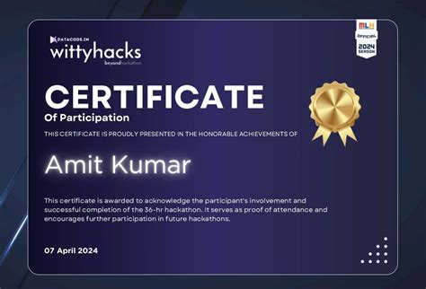 Amit Kumarsahu On Linkedin Hackathon Wittyhacks Techinnovation