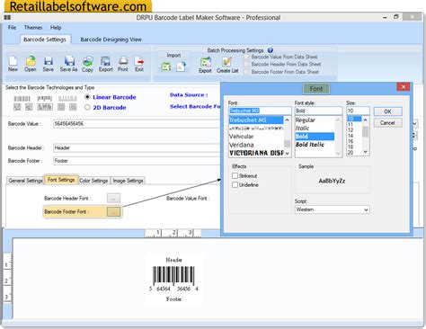 Barcode Label Software Professional Edition Screenshots Retaillabelsoftware