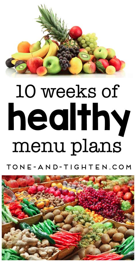 10 Of The Best Healthy Menu Plans Artofit