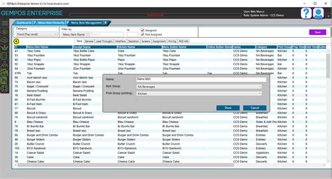 Addingediting Menu Items