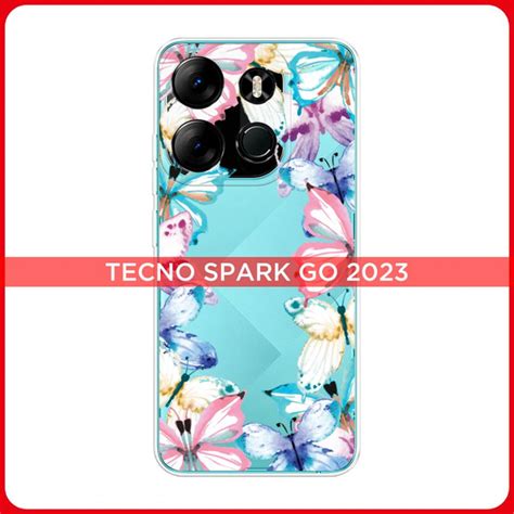 Силиконовый чехол на Tecno Spark Go 2023 Infinix Smart 7 Текно Спарк Гоу 2023 Инфиникс Смарт 7