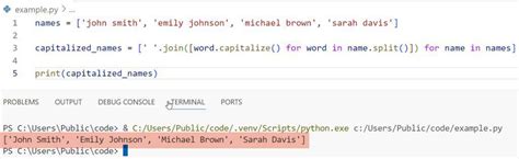 How To Capitalize The First Letter Of Every Word In A List Using Python