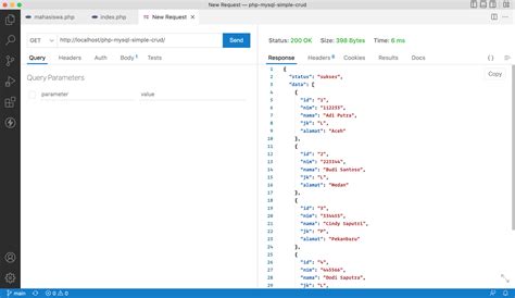 Github Reeyantophp Mysql Simple Crud Operasi Rest Api Crud Menggunakan Php X Mysql
