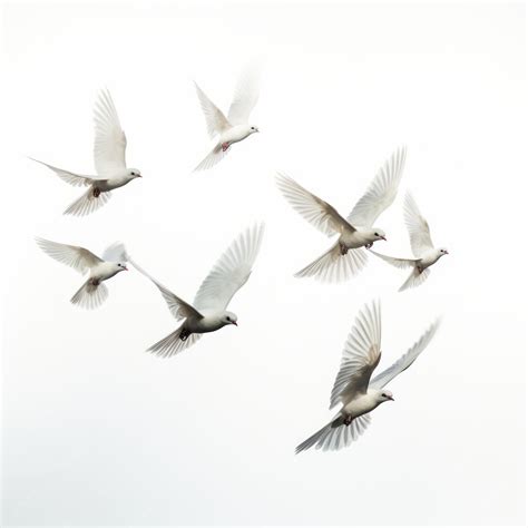 Premium Photo Flying Bird On White Background