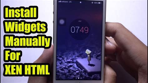 How To Install Xen Html Widgets Manually Youtube
