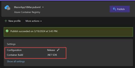 Core Docker Support Must Be Enabled In Trying To Publish To