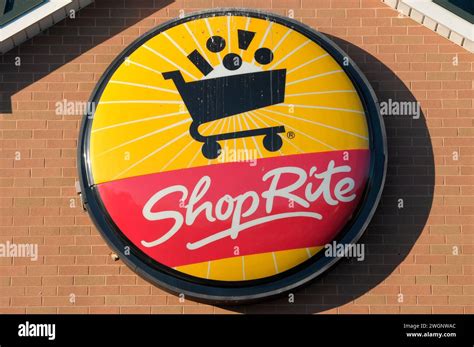 The Shoprite Logo Is Seen On A Shoprite Grocery Market In The