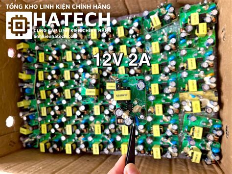 Nguồn Xung 12v 2a Không Vỏ Kt 4 9 X 3 7 X 1 9cm