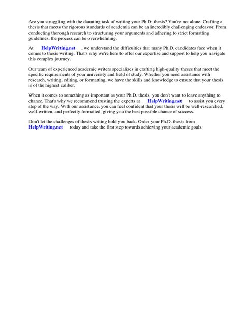 University Of Southampton Phd Thesis Template Pdf Thesis Doctor