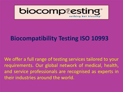 Ppt Biocompatibility Testing Iso 10993 Powerpoint Presentation Free Download Id 10624730
