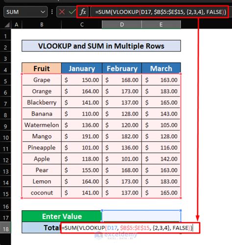 How To Perform Vlookup With Multiple Rows In Excel Methods