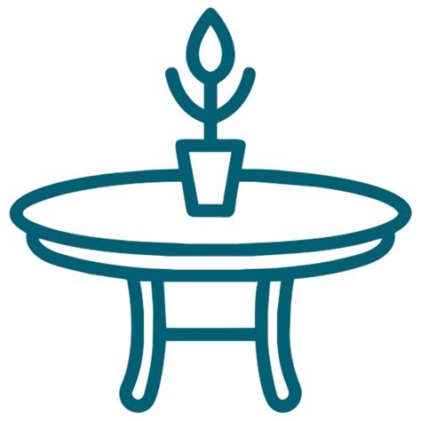 Premium Vector Table Icon Outline