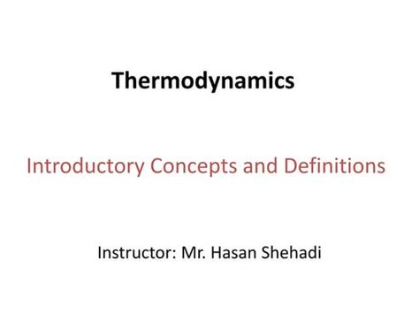 Microscopic And Macroscopic Point Of View Thermodynamic System And Control Volume Thermodynmaic