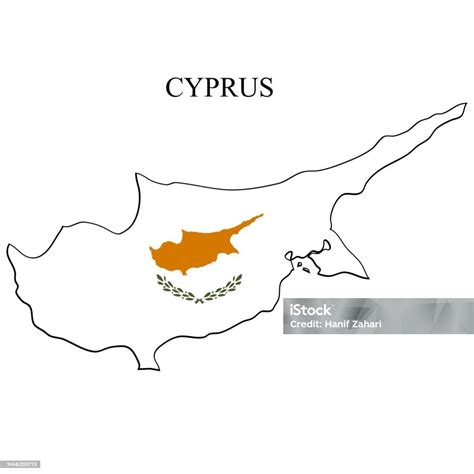 키프로스 지도 벡터 그림입니다 세계 경제 유명한 나라 서아시아 경제에 대한 스톡 벡터 아트 및 기타 이미지 경제 관광 관광객 Istock