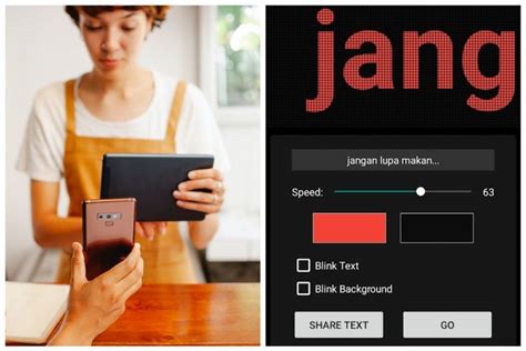 Cara Mudah Membuat Running Text Di Smartphone Ini Aplikasi Tambahan Technoid