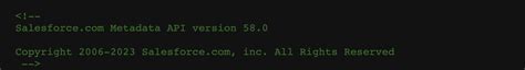 property ‘ not valid in version — versioning and salesforce s metadata